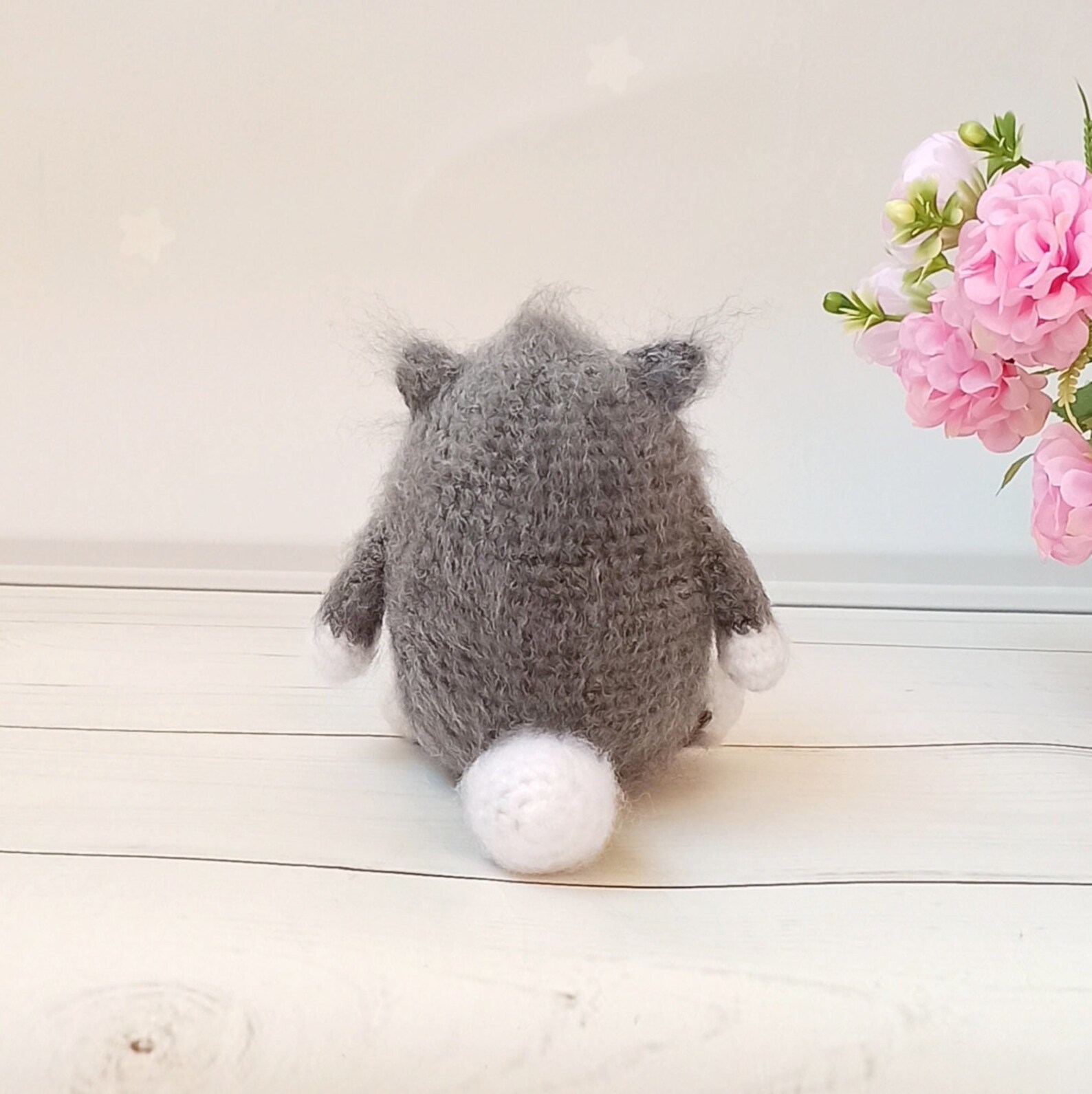 Crochet Fat Cat Pattern Crochet Patterns Gray Cat Amigurumi | Etsy
