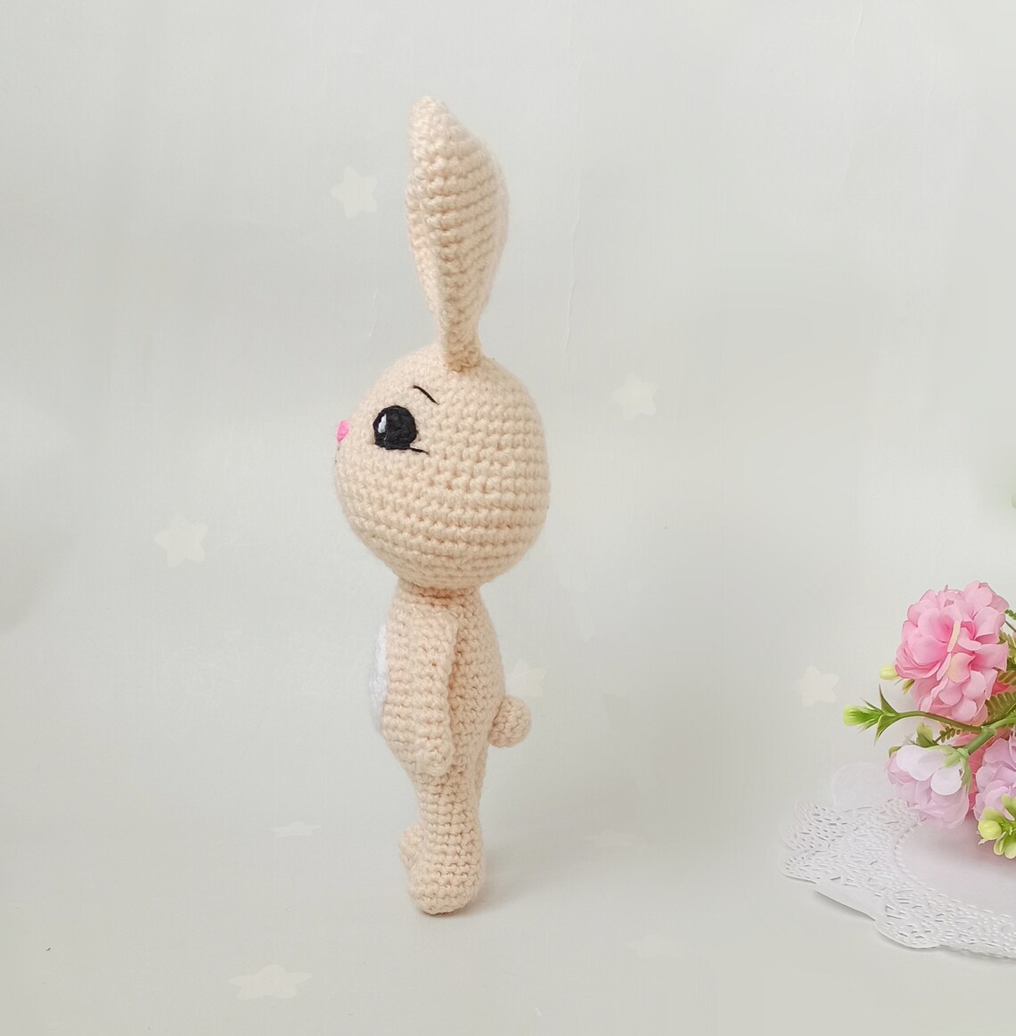 BUNNY CROCHET PATTERN Amigurumi Rabbit Toy First Little Toy - Etsy