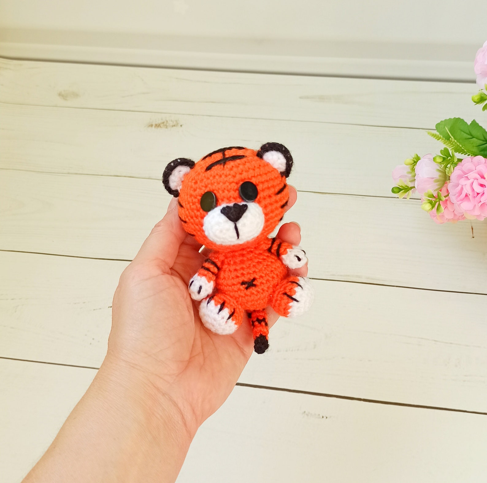 Crochet Amigurumi Tiger Pattern, English Tutorial (digital PDF) - Etsy