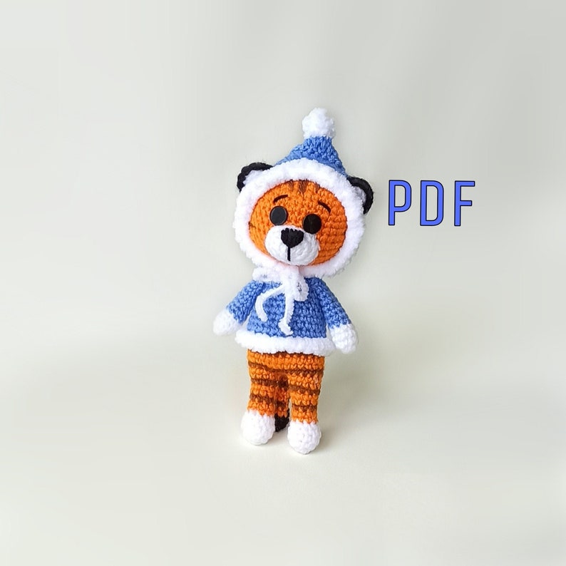 Crochet Tiger Pattern PDF Tiger Crochet Pattern Knitted - Etsy