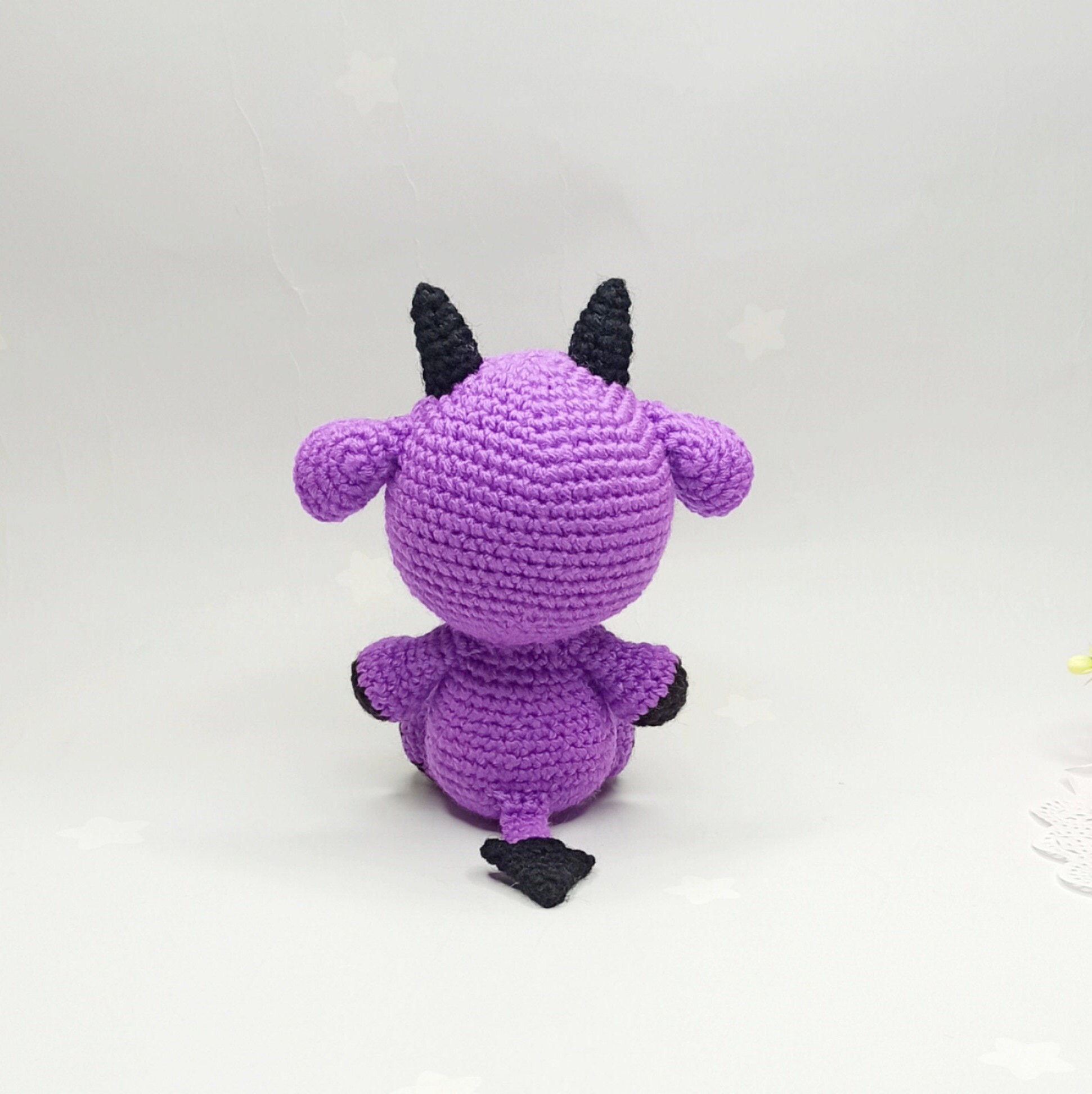 Crochet Baphomet Amigurumi Pattern PDF English, Lucifer the Fallen ...