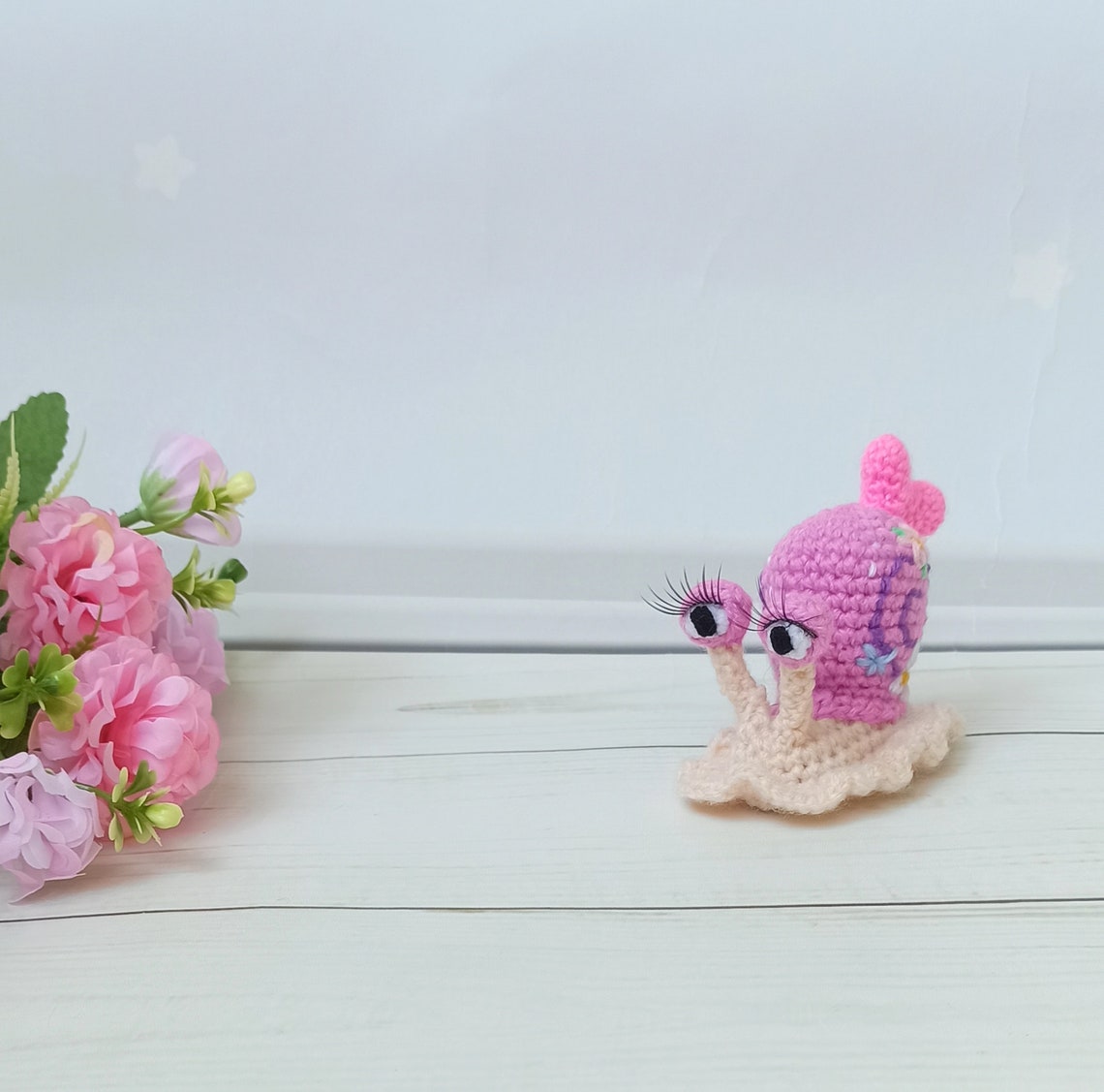 Snail Crochet Pattern Love Snail With Heart Pattern Pdf - Etsy
