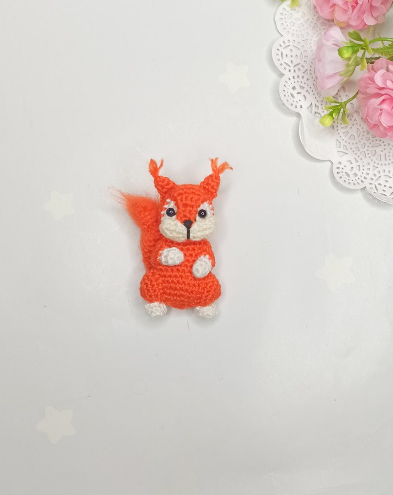 Mini Toy Squirrel Crochet Pattern Pdf Stuffed Animal Toy - Etsy