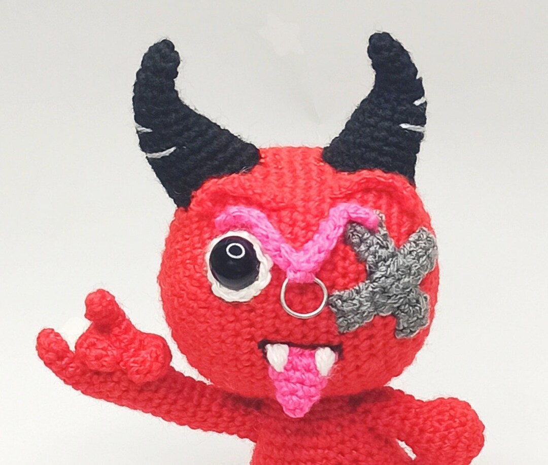PDF Demon Crochet Instant Download, Amigurumi Pattern English Version ...