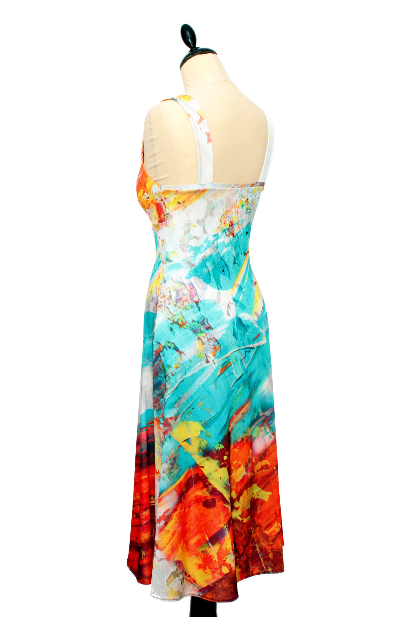 VALENCIA Tango Dress, Milonga Dress, Salsa Dress, Summer Dress With ...