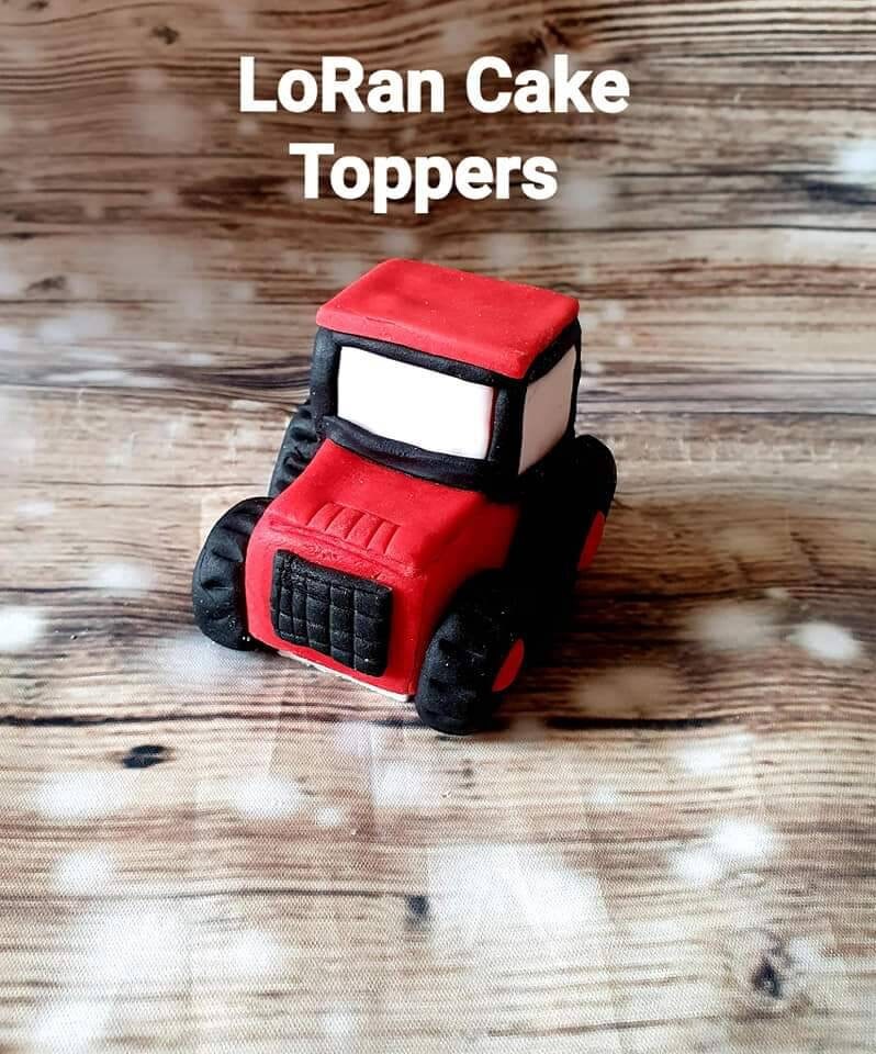 Handmade Edible Cake Topper, Decoration, Farmyard, Tractor, Pig, Sheep ...