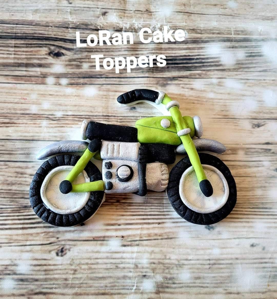 Handmade Edible Cake Topper, Decoration, Motorcycle, Motorbike, Banger ...