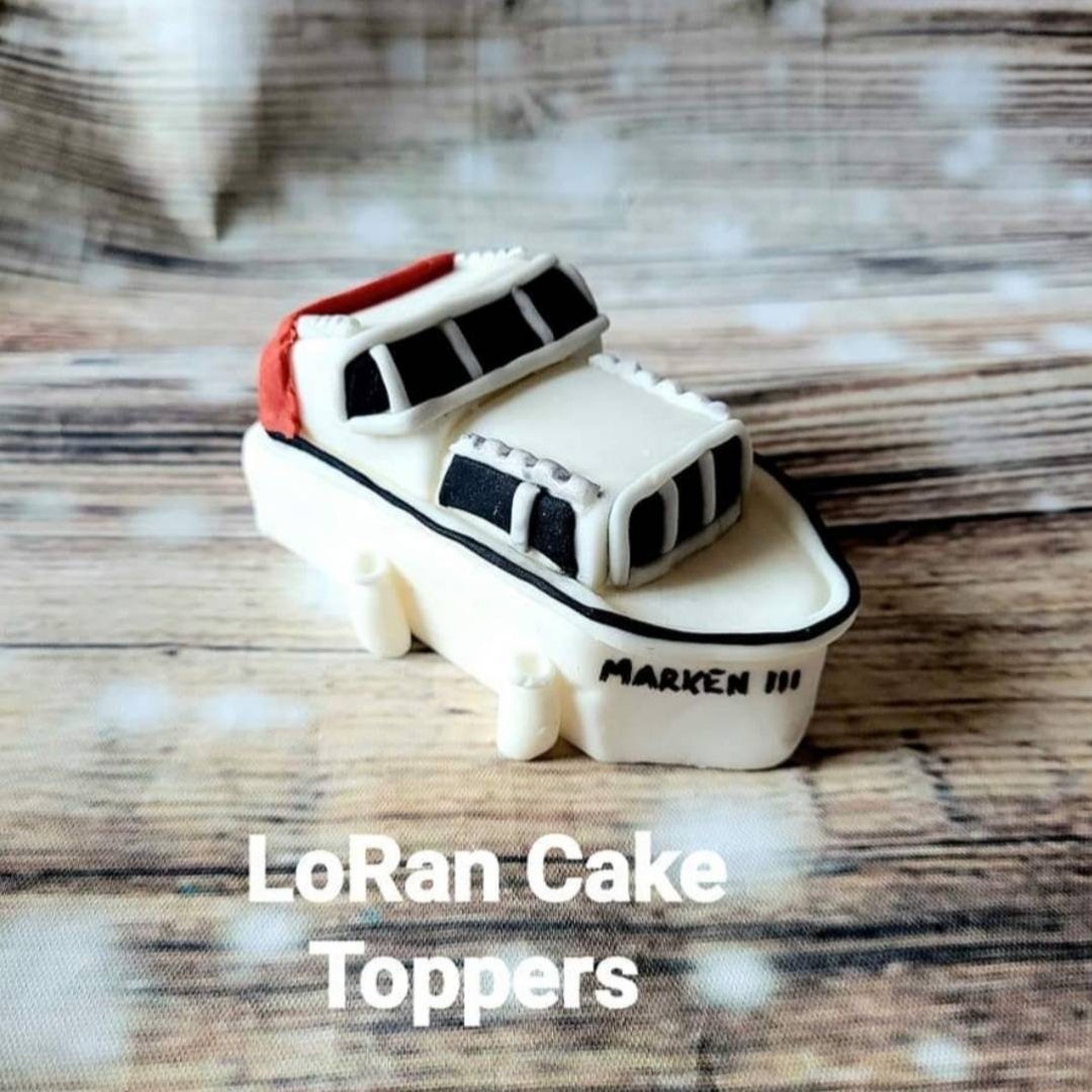 Handmade Edible Cake Topper, Decoration, Boat, Boating - Etsy UK