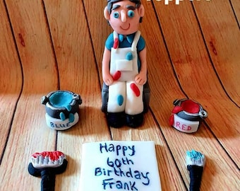 Painter and Decorator Cake Topper - Etsy UK