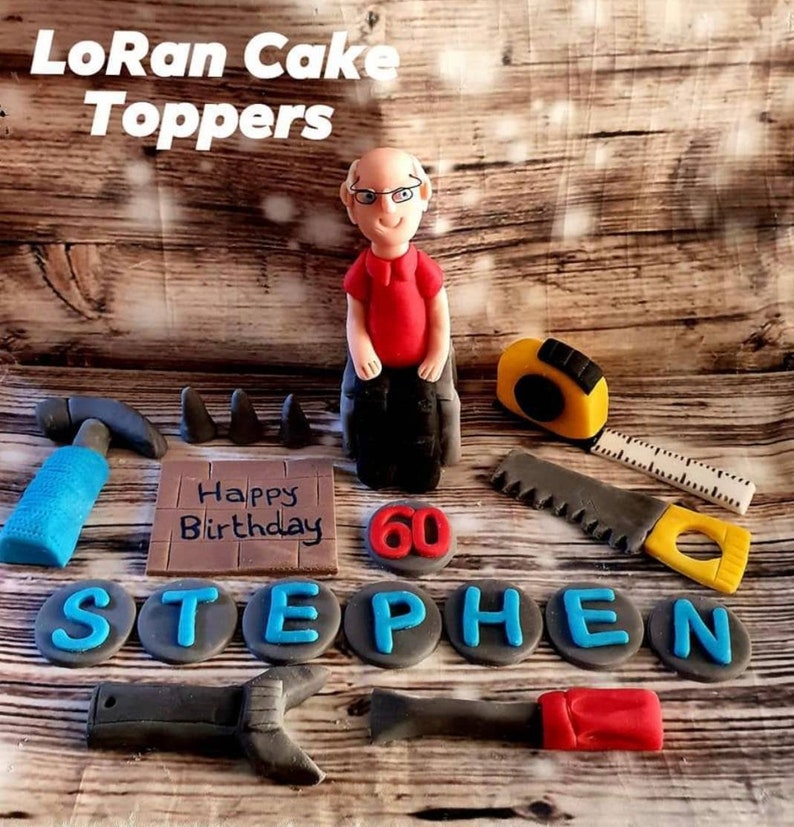 Handmade Edible Cake Decoration Builder / Handyman Tools - Etsy