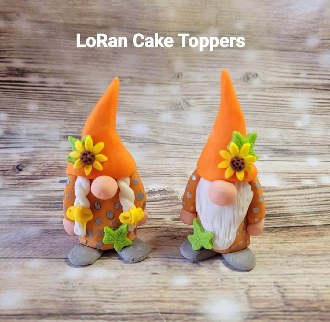 Handmade, Edible, Cake Toppers, Cake Decoration, Nordic Gonk, Christmas ...