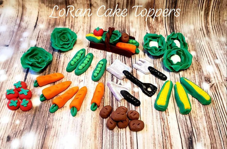 Handmade Edible Cake Topper Decoration Gardener Lawnmower | Etsy