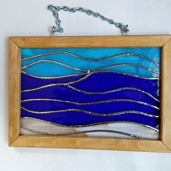 Ocean Stained Glass - Etsy