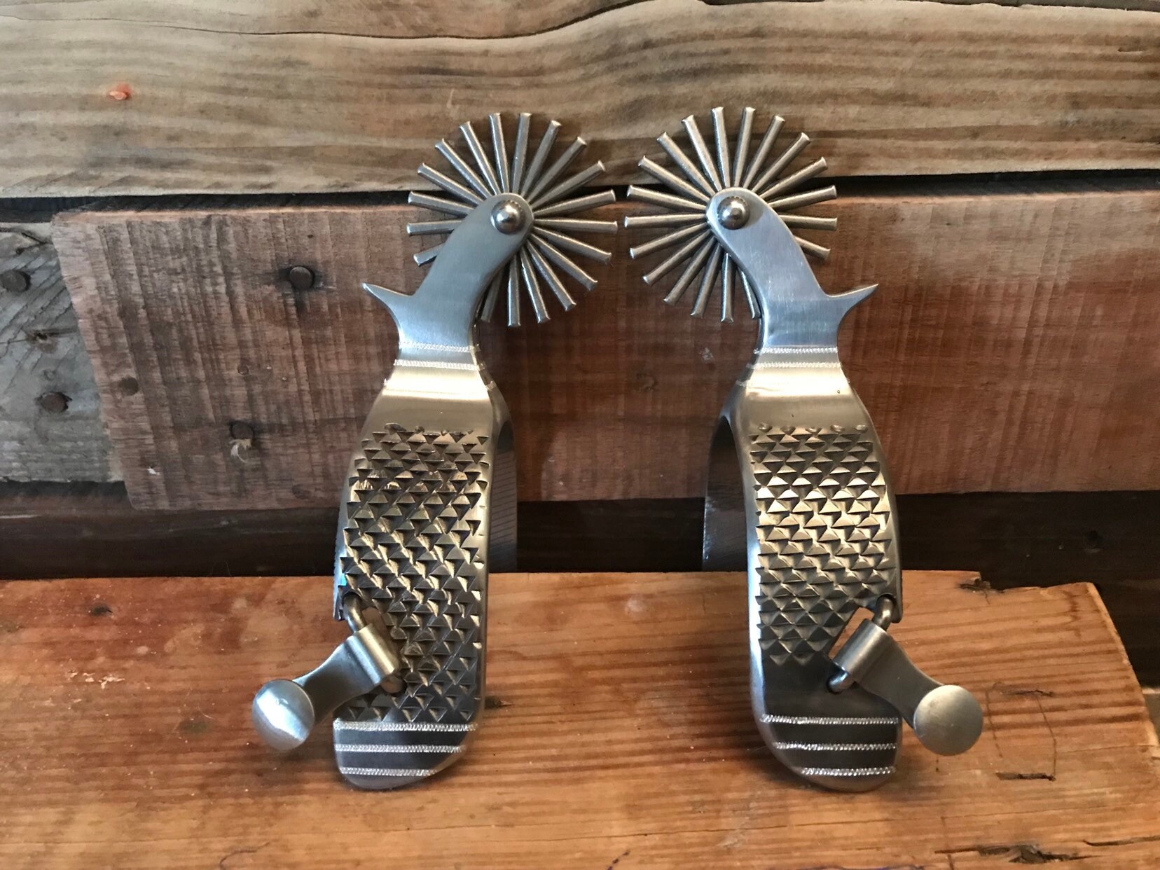 Broken Diamond 5 rasp spurs | Etsy