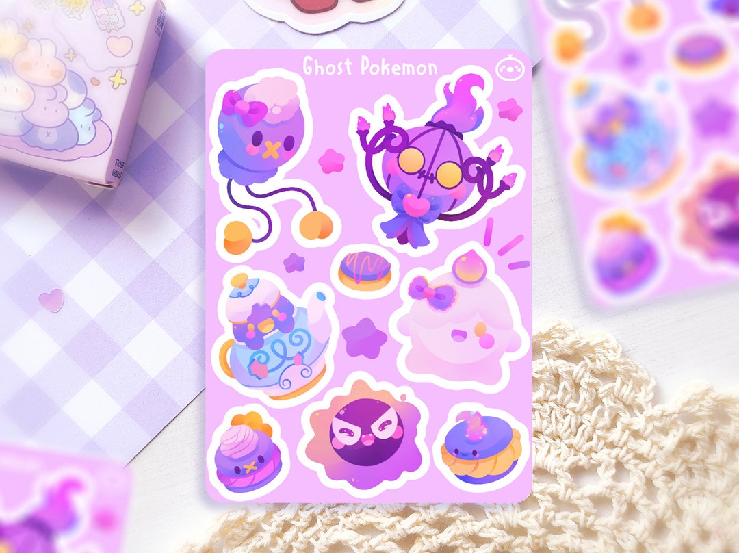 Ghost Pokemon · Halloween Stickers · Pokemon Stickers · Cute Stickers ...