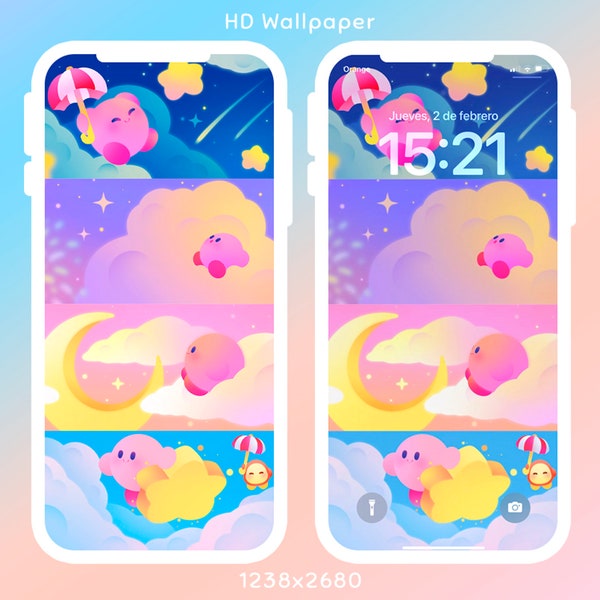 Kirby Phone Wallpaper - Etsy