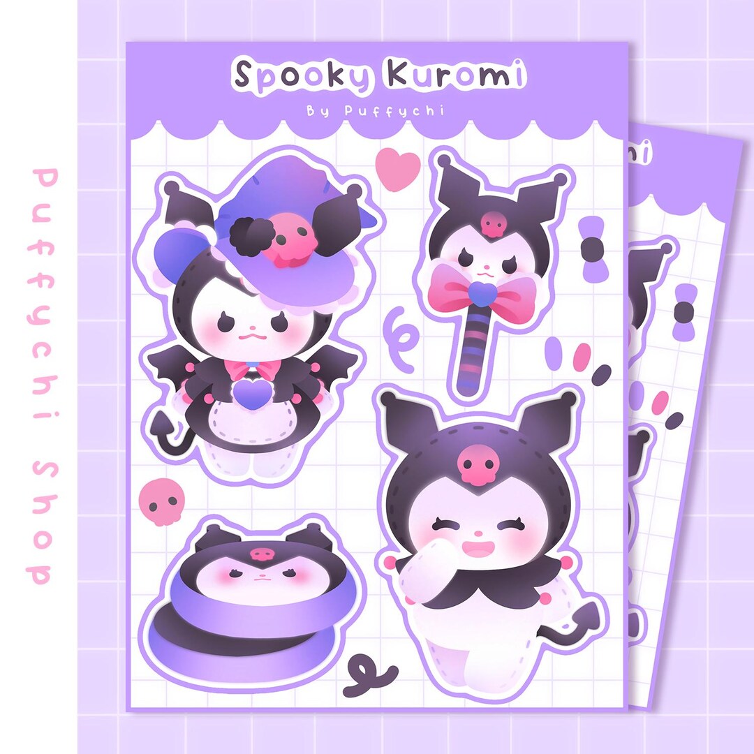 Spooky Kuro · Cute Stickers · Japanese Stickers · Halloween Stickers ...