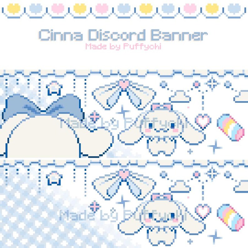 Cinna Animated Pixel Banner for Discord / Kawaii / Aesthetic - Etsy