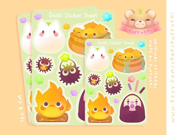 Magical Characters Anime Stickers Cute Stickers Vinyl | Etsy