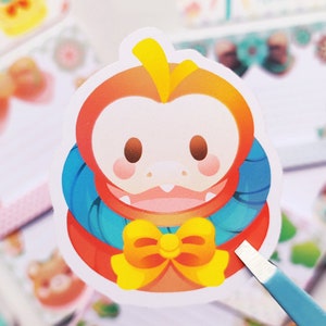 Fuecoco Macaron Matte Vinyl Sticker · Waterproof - Etsy