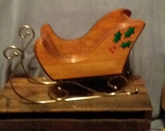 Wooden sleigh | Etsy