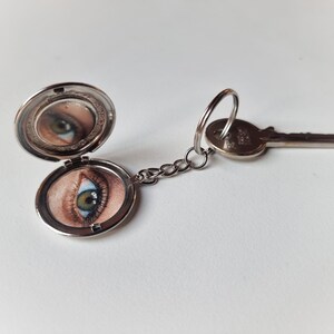 Custom Lover's Eye Keychain/ Hand Painted Keychain/custom Lover's Eye ...