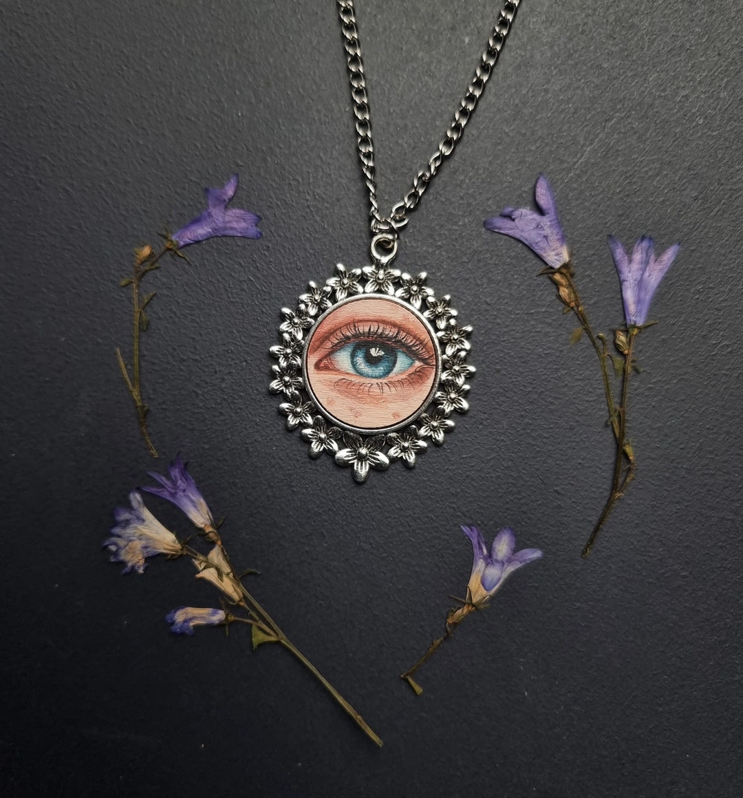 Custom Lover's Eye Pendant /hand-painted Lover's Eye Miniature/ Custom ...