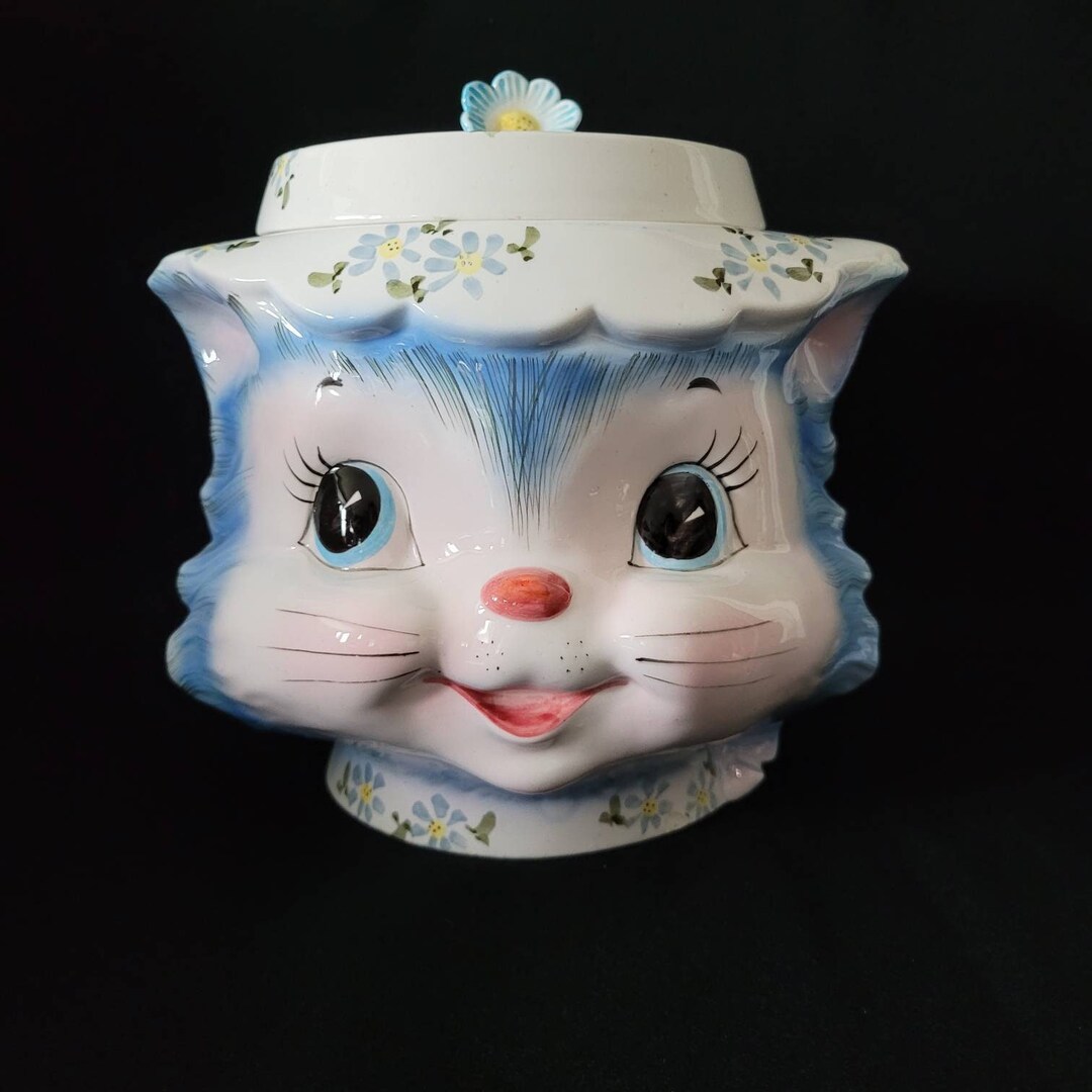 Lefton Miss Priss Cookie Jar/ Anthropomorphic Miss Priss Character ...