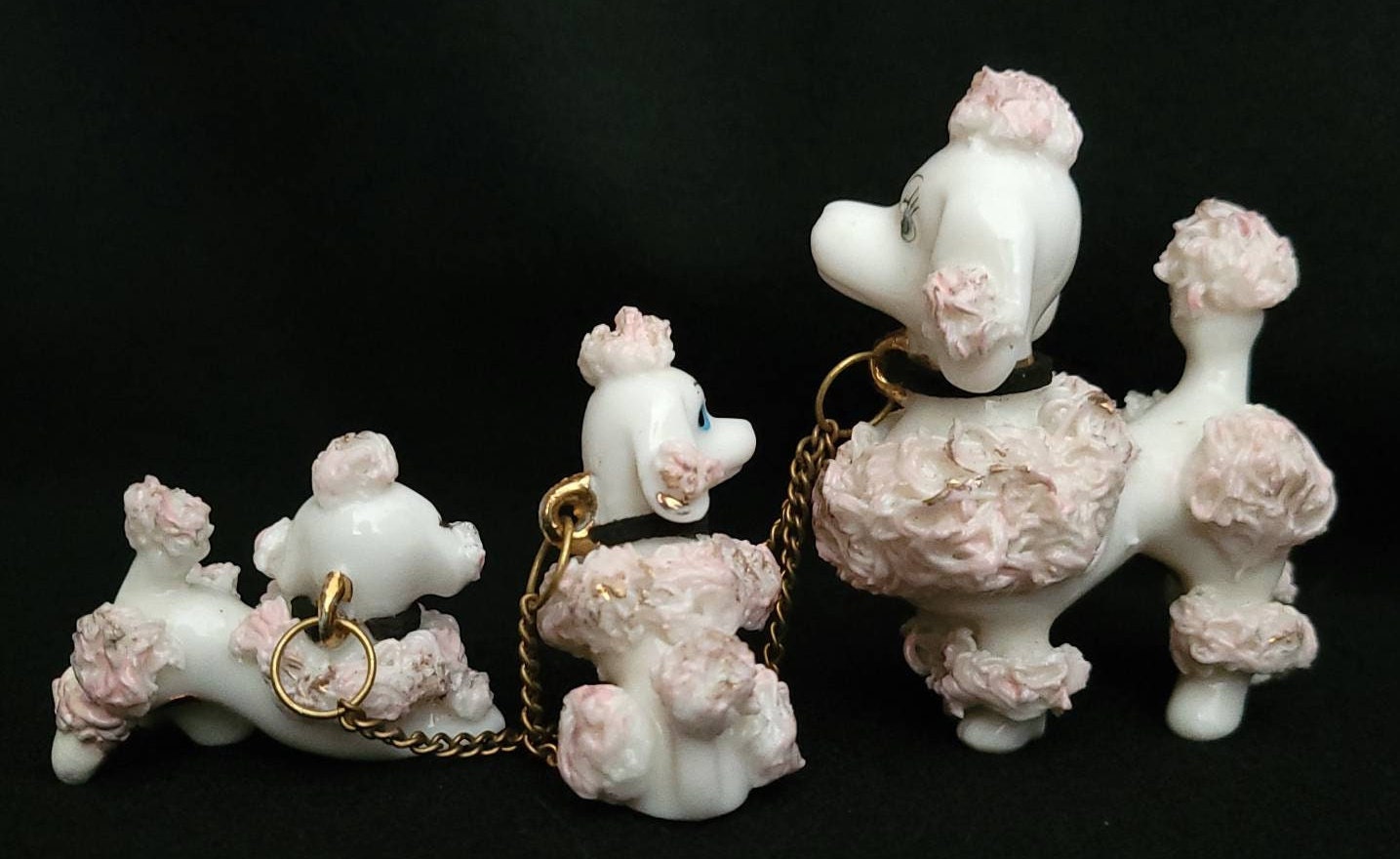 Vintage Lefton Spaghetti Poodle & Pups/ Mid Century French - Etsy