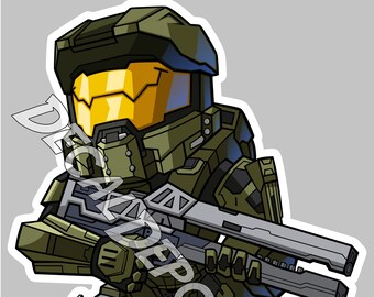 Halo Decal | Etsy