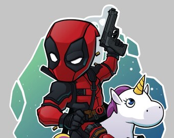 Deadpool decal | Etsy