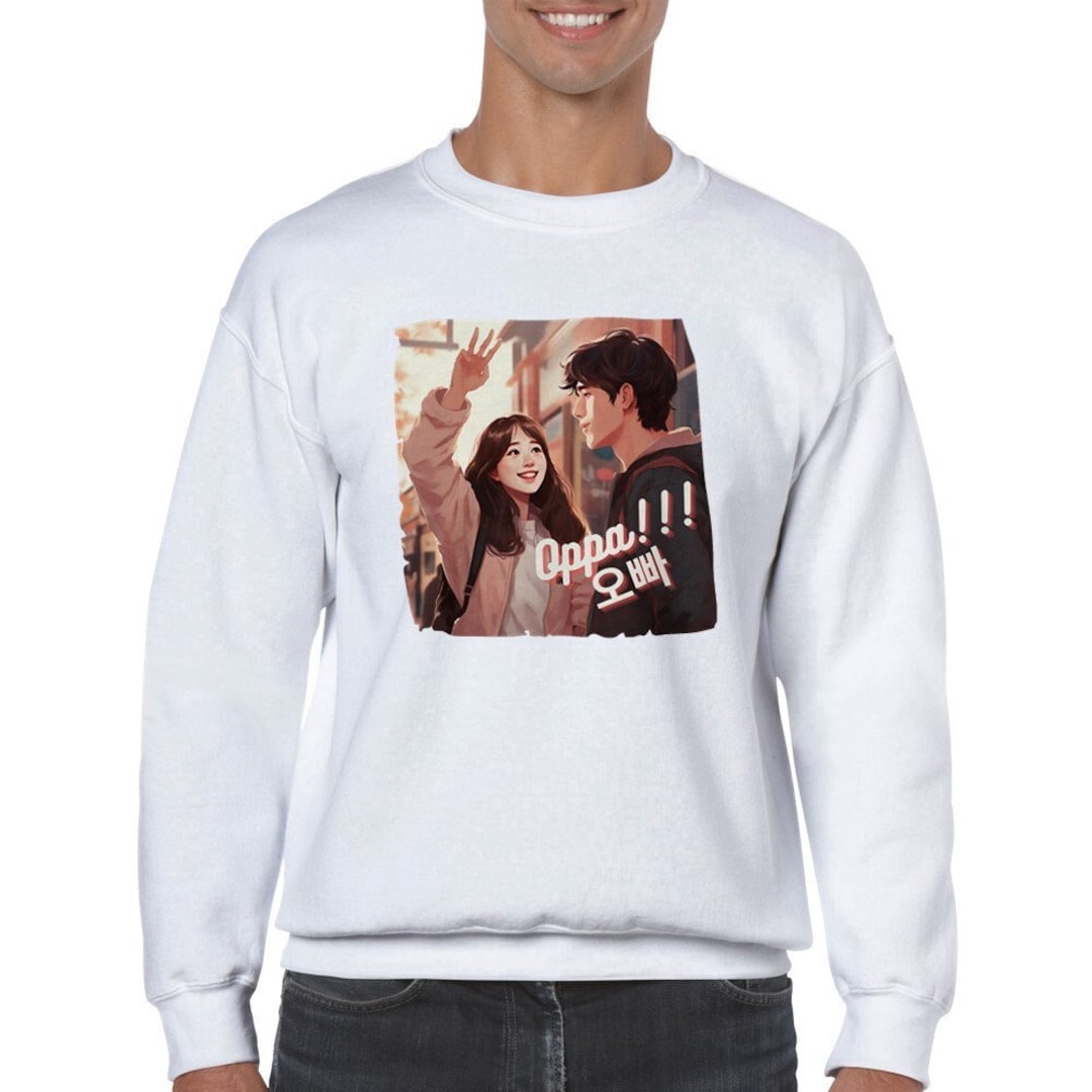 Oppa - Classic Crewneck Sweatshirt - K-drama Oppa - Brother, Boyfriend ...