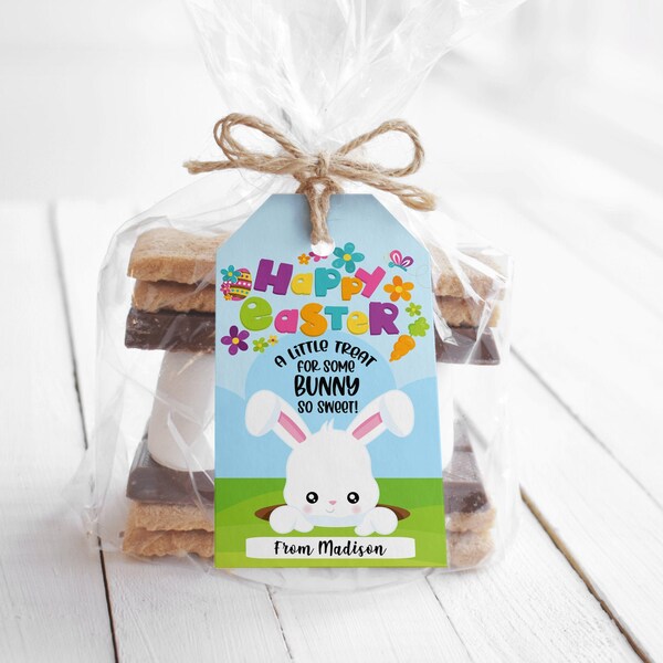 Easter Bunny Tags - Etsy