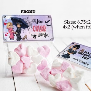 EDITABLE Valentines Day Treat Bag Toppers Printable, Valentine's for ...