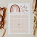 Boho Rainbow Baby Bingo Game Printable, Girl Baby Shower Activity ...
