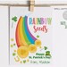 EDITABLE Rainbow Seeds St. Patrick's Day Tag Printable, St. Patty's ...