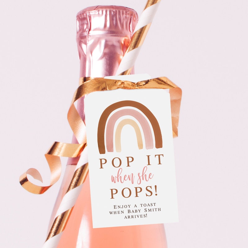 Pop When She Pops Labels - Etsy