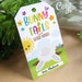 Editable Easter Bunny Tails Gift Tags Printable, Easter Basket Party ...