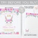 Bunny Cards and Gifts Sign Printable, Girl 1st Birthday Sign, Bunny ...