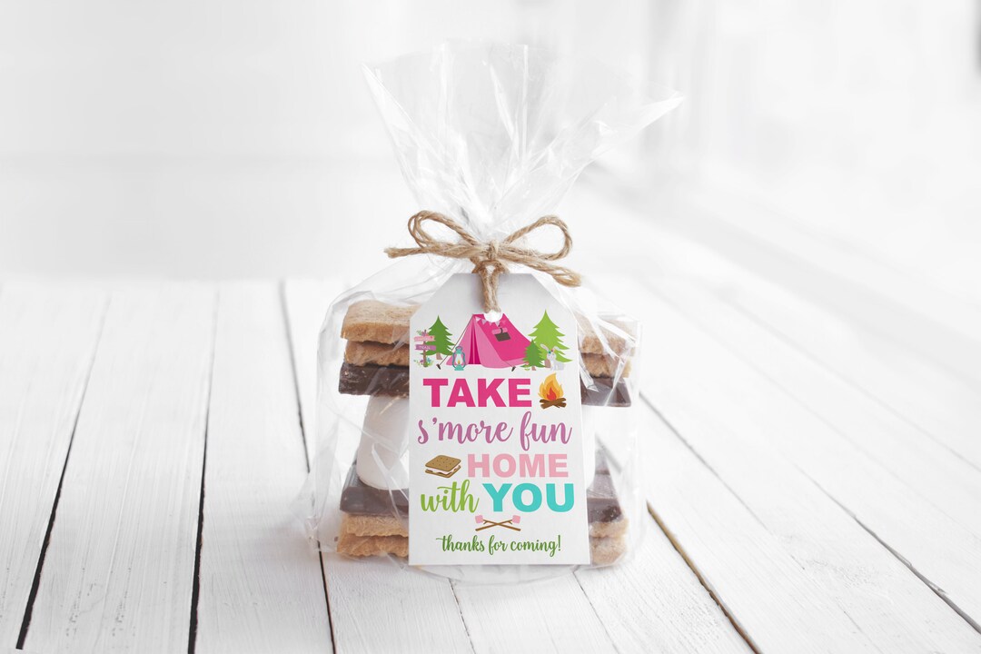 S'mores Tags, Smores Thank You Tags, Take S'more Fun Home With You ...