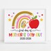 Rainbow First Day of Mother's Day Out Sign Printable, Back to School ...