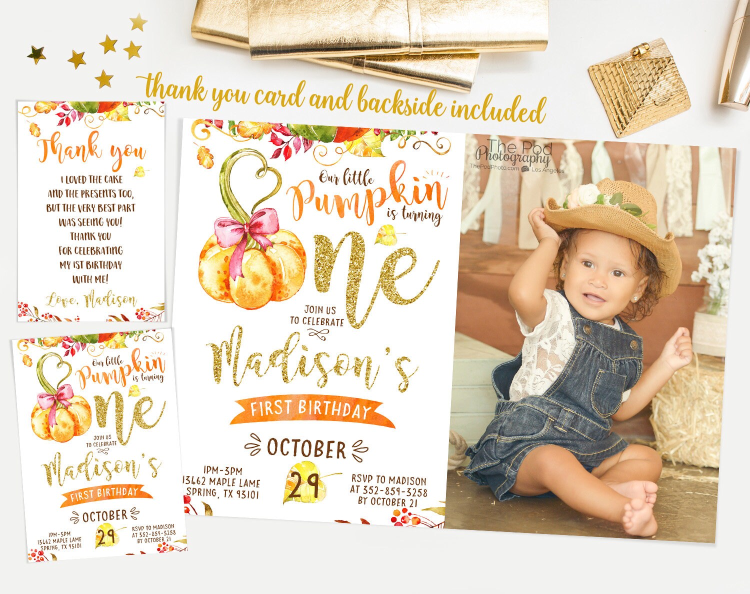 Pumpkin Happy Birthday Banner Printable Fall First Birthday | Etsy