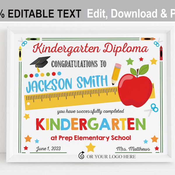 Kindergarten Graduation - Etsy