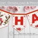 Reindeer Happy Birthday Banner Printable, Girl Deer Birthday Party ...