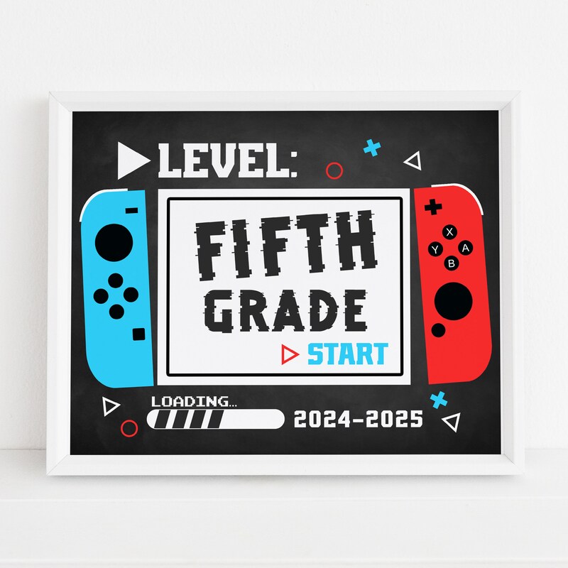 5th Grade Sign - Etsy