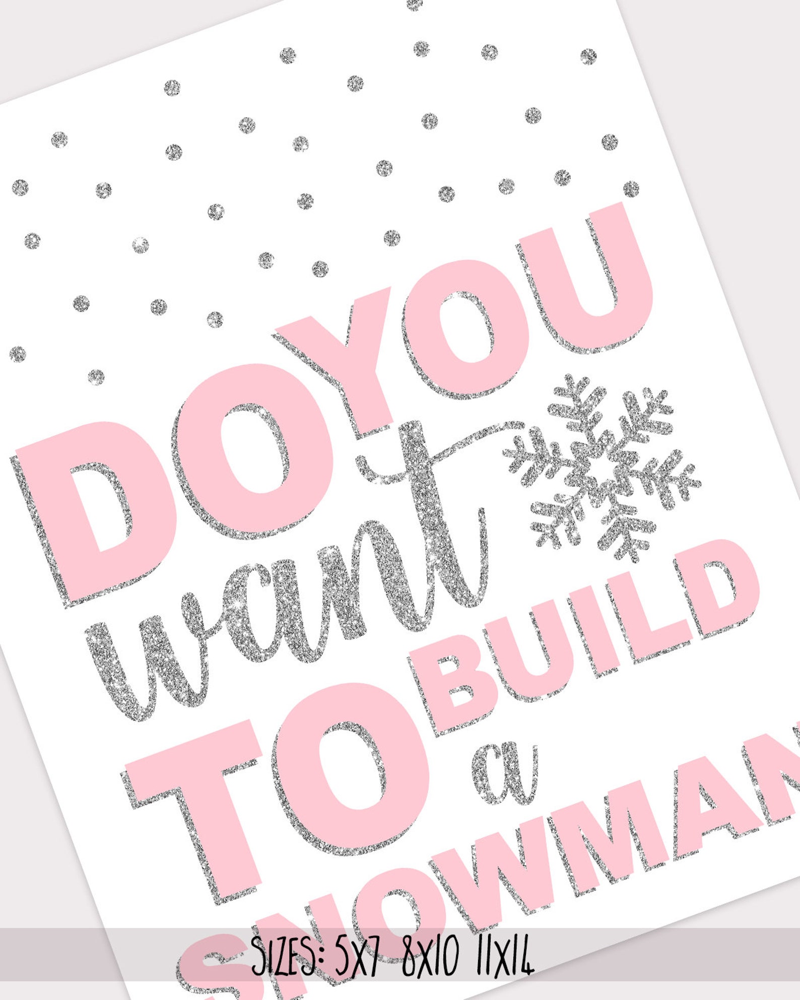 Do You Want to Build a Snowman Sign Printable Winter | Etsy