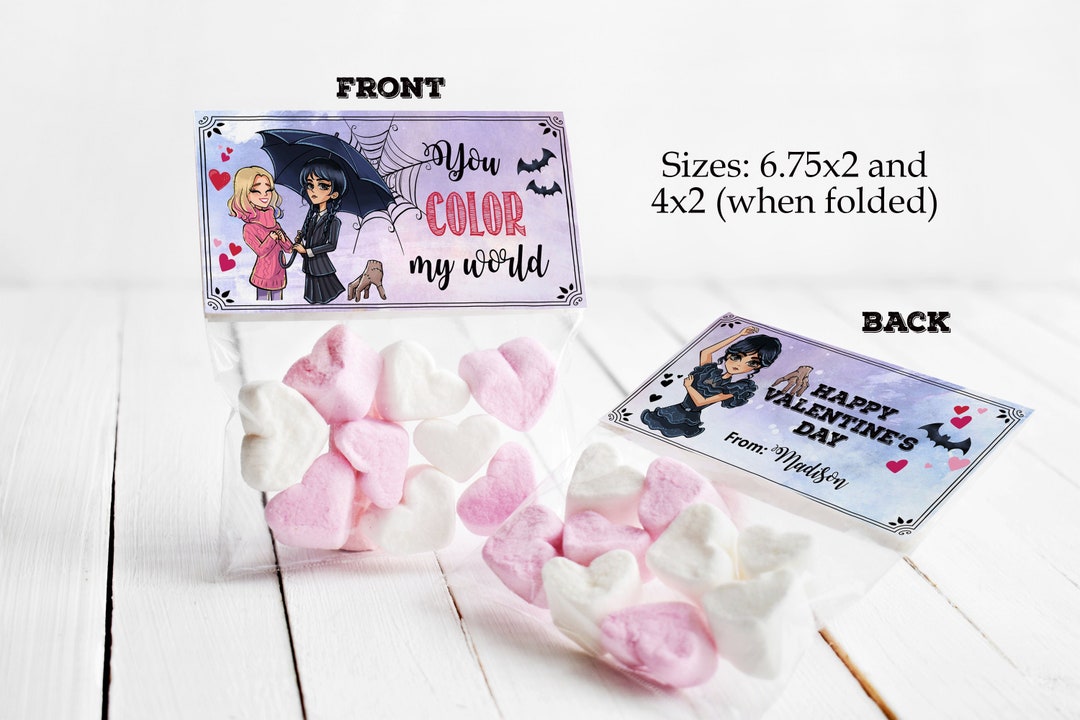 EDITABLE Valentines Day Treat Bag Toppers Printable, Valentine's for ...