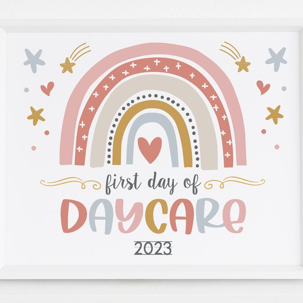 First Day of School Sign Printable - Etsy