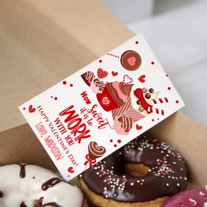 EDITABLE Coworker Valentine's Day Gift Tag Printable, Staff ...