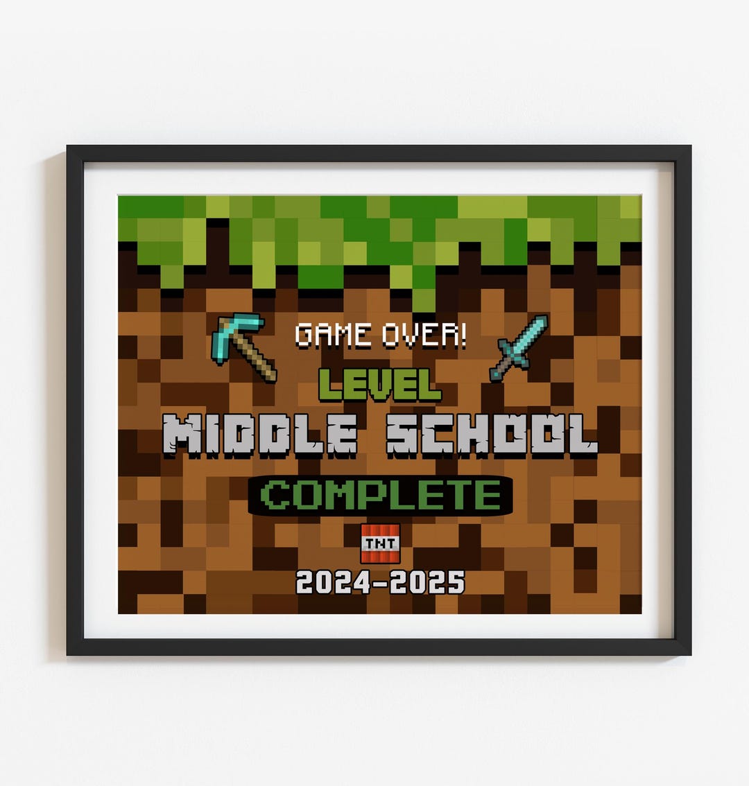 Last Day of Middle School Sign Printable, End of School Year 2024-2025 ...